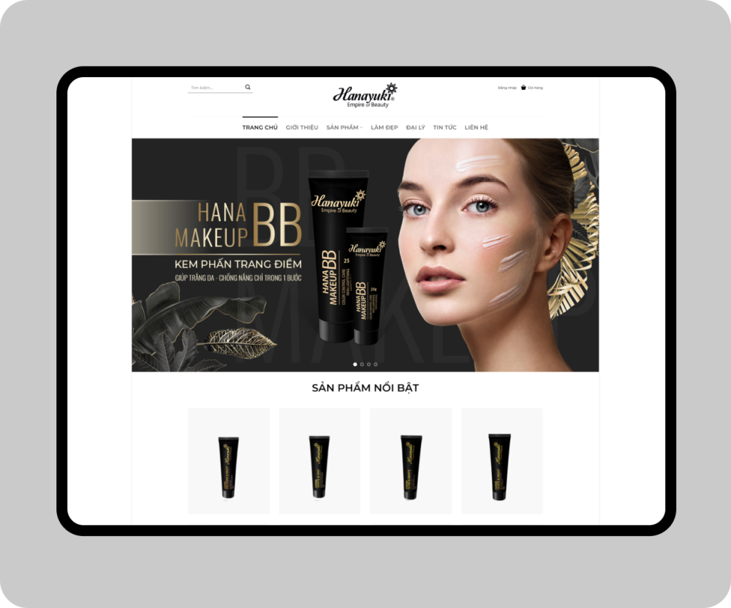 Website Shop Hanayuki - A2Z Technology